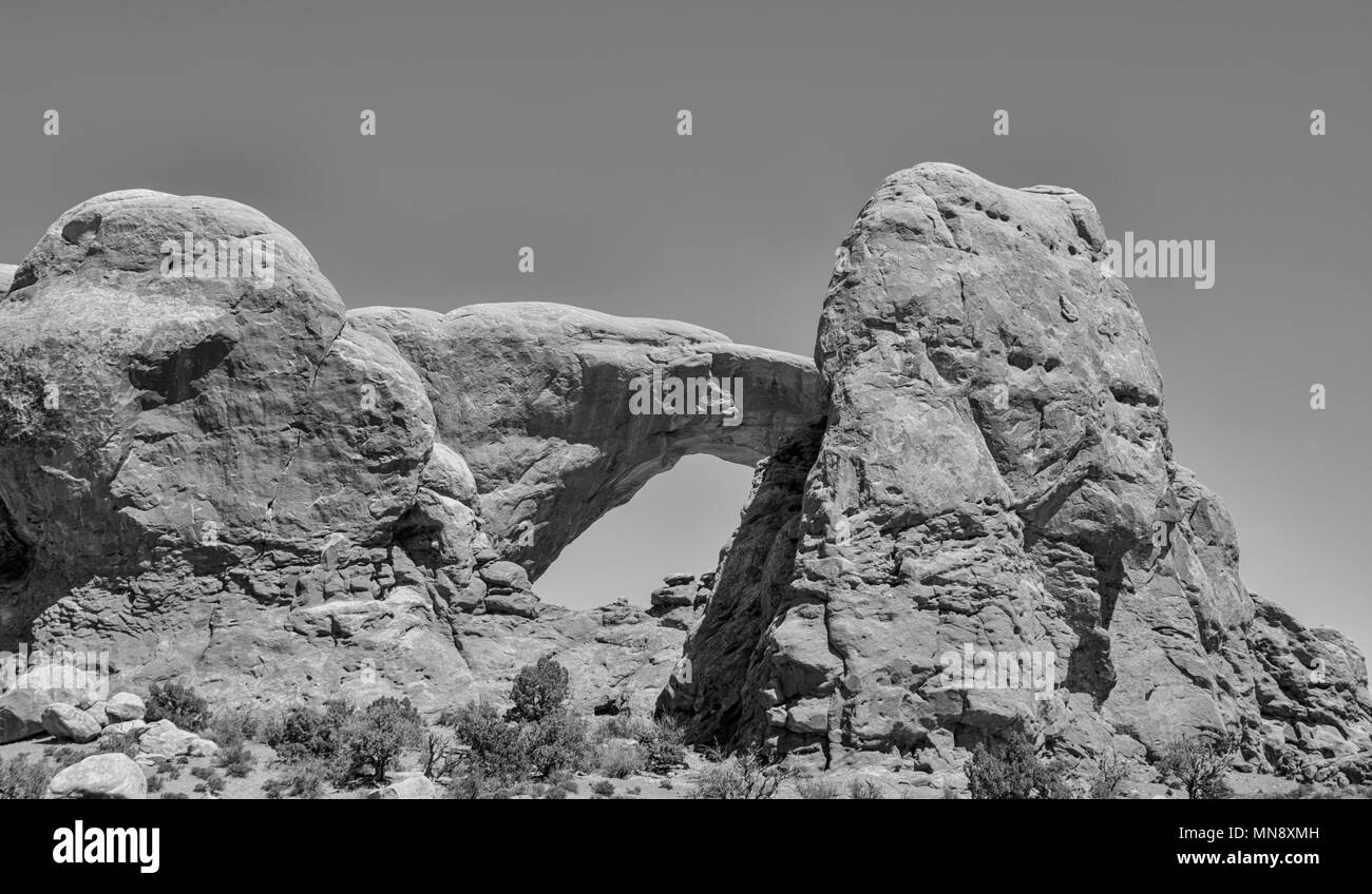 A landscape scene from Arches National Park, Utah Stock Photo - Alamy