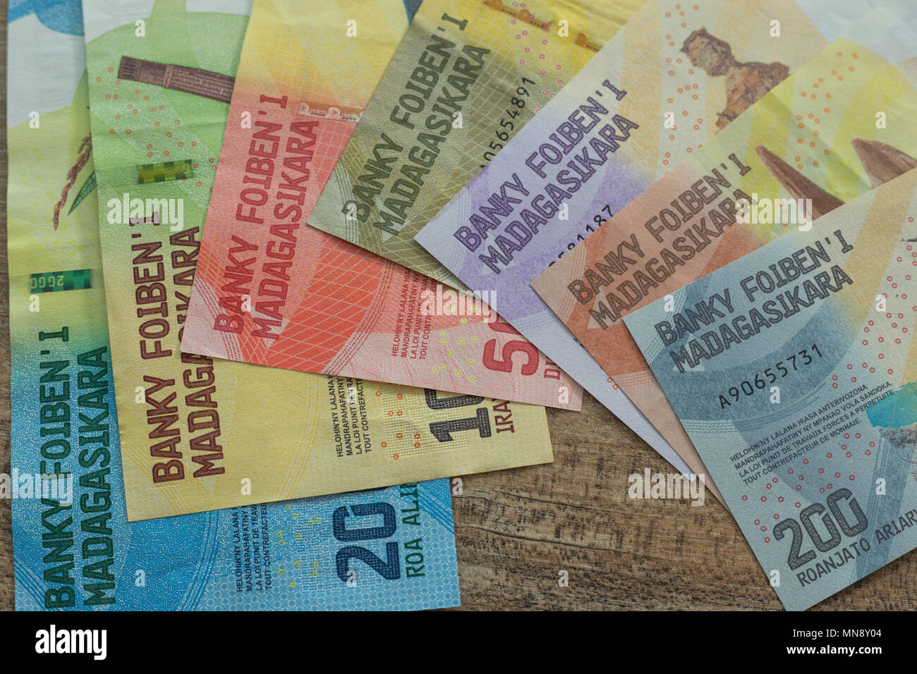Madagascar money / Ariary Stock Photo - Alamy