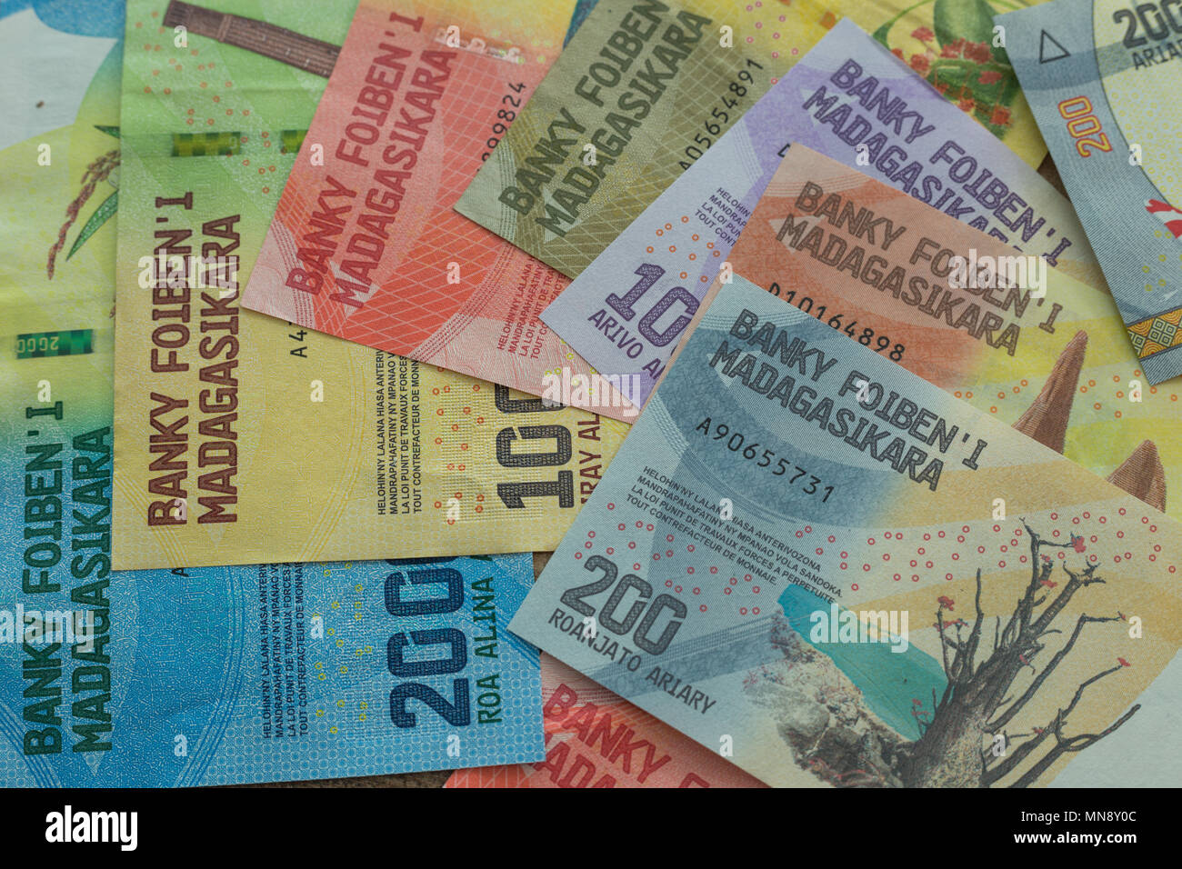 Madagascar money / Ariary Stock Photo - Alamy