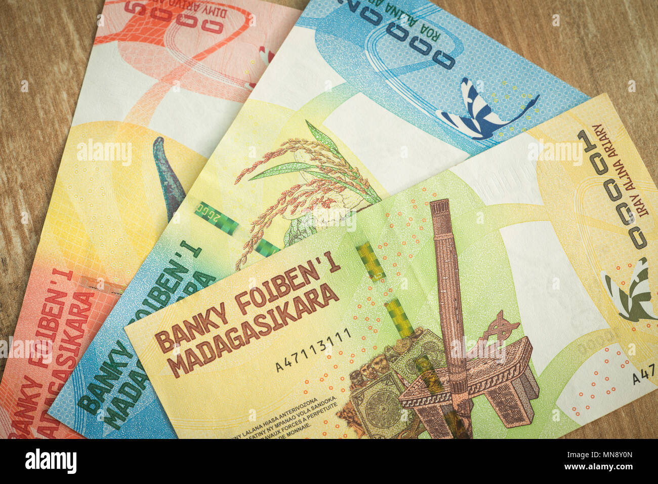 Madagascar money / Ariary Stock Photo - Alamy
