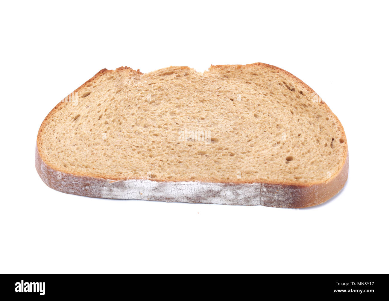 A slice of bread isolated on white background Stock Photo - Alamy