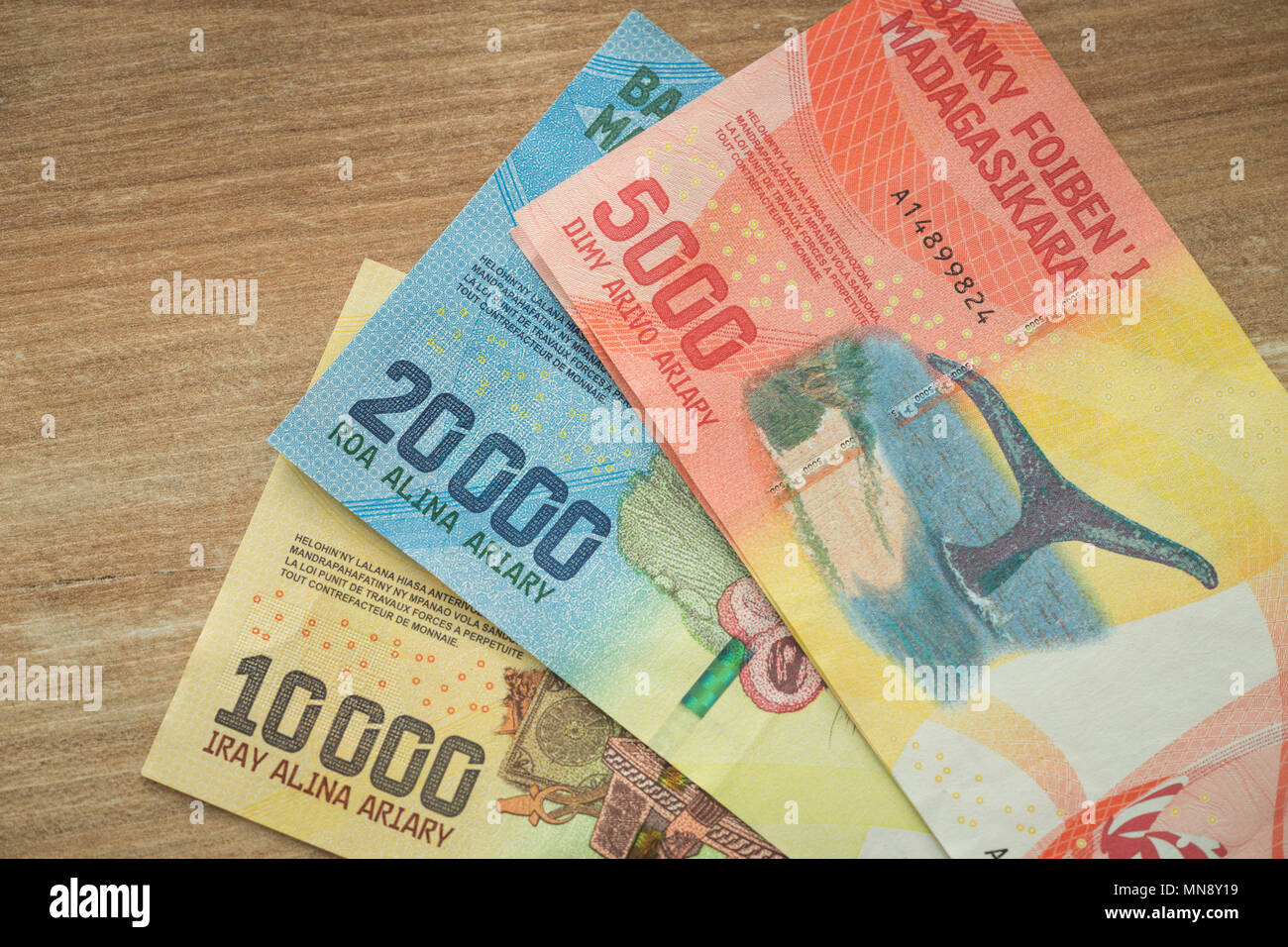 Madagascar money / Ariary Stock Photo - Alamy