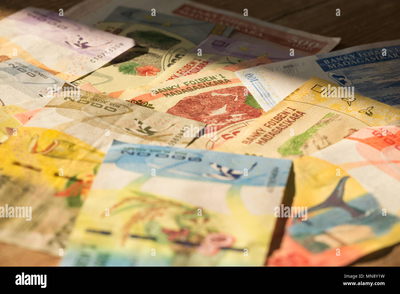 Madagascar money / Ariary Stock Photo - Alamy