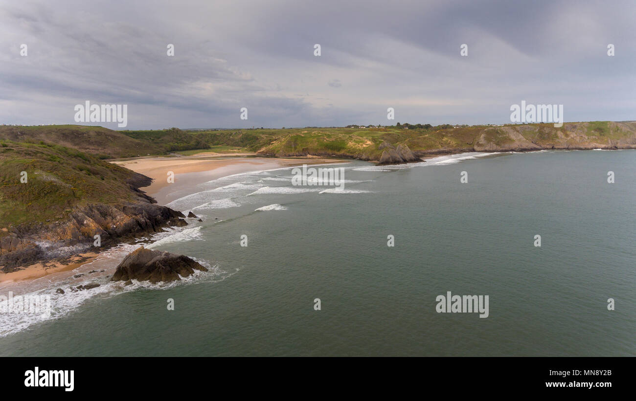 Surf with cliffs on beach hi-res stock photography and images - Alamy
