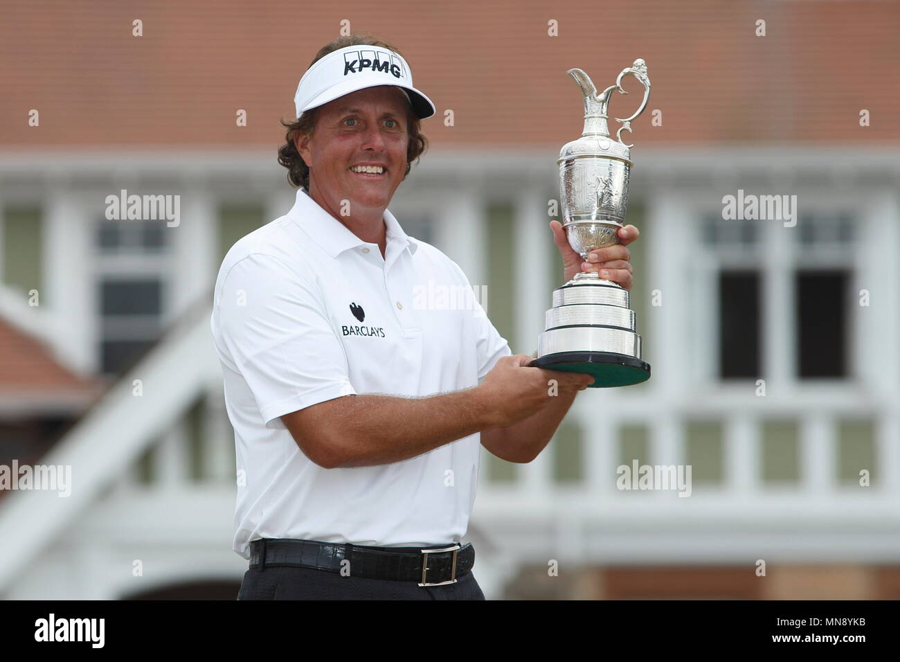 MUIRFIELD, SCOTLAND - JULY 21: Winner of the tournament Phil Mickelson ...