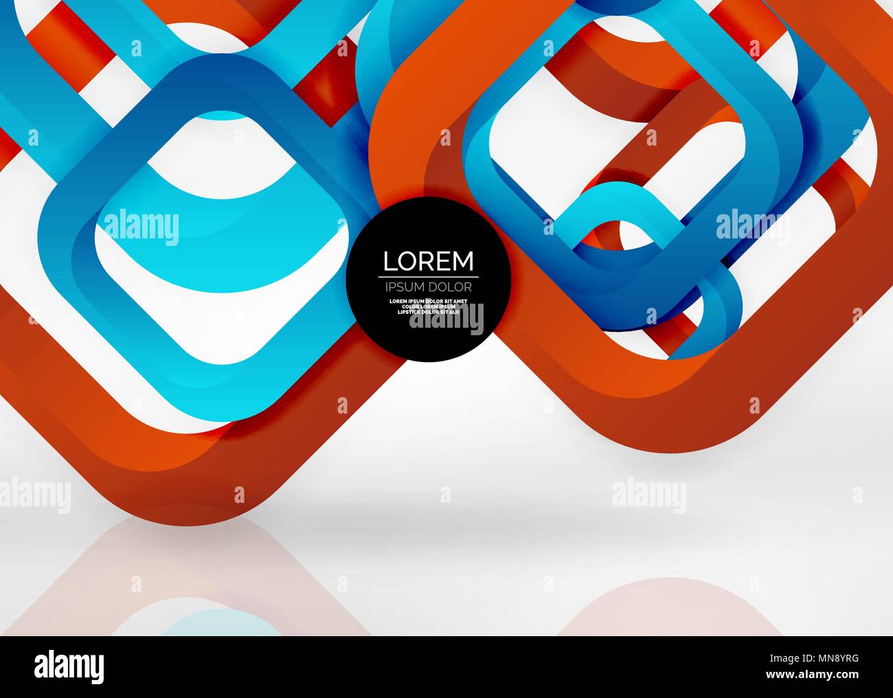 Squares geometric shapes in light grey 3d space. Squares geometric ...