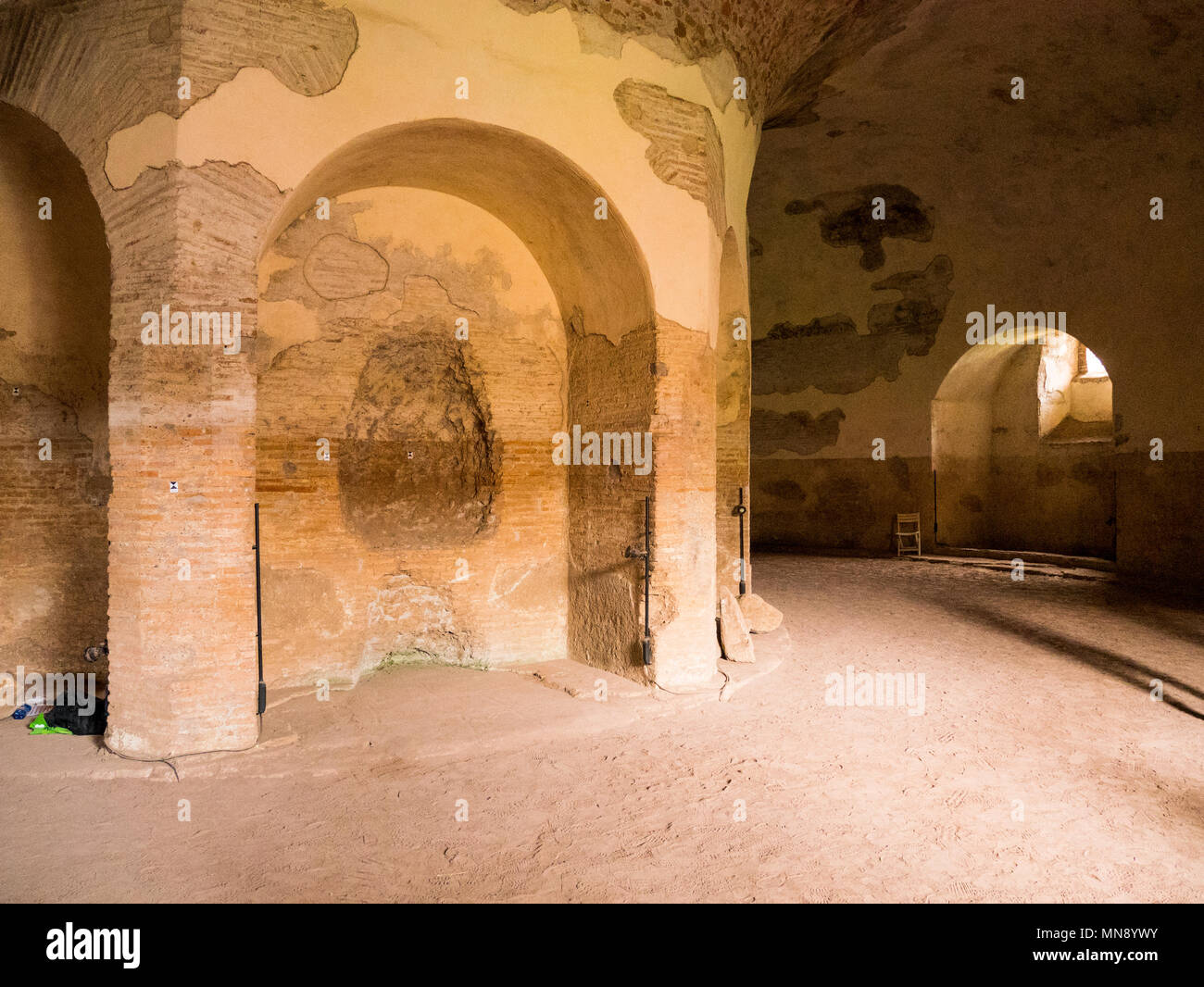 interior of an ancient mausoleum, Italy Stock Photo - Alamy