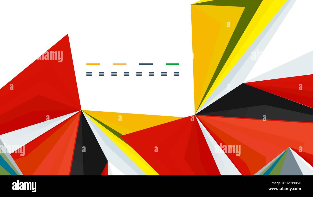 Modern triangle presentation template. Modern triangle presentation ...