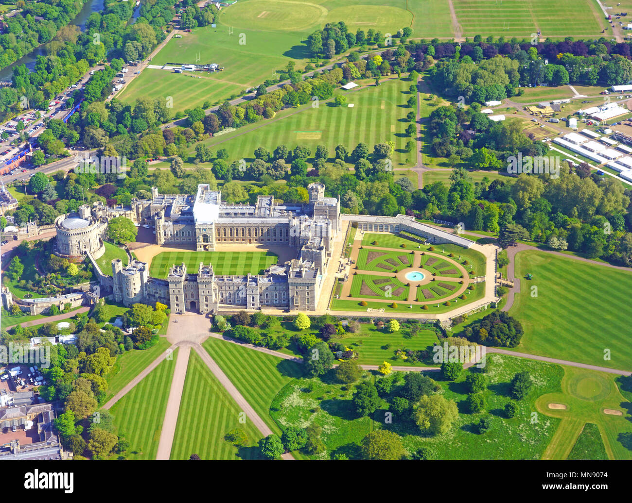 Windsor Castle Birds Eye View