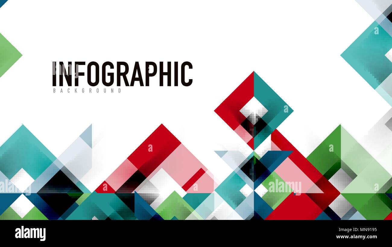 Business presentation geometric template. Business presentation ...