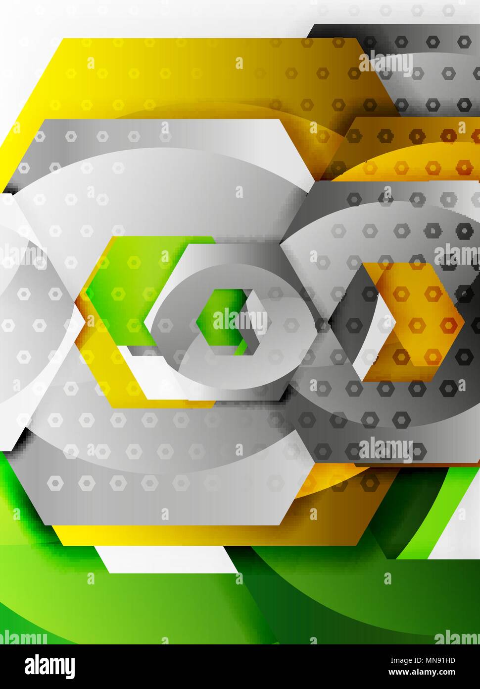 Vector 3d hexagon background. Vector 3d effect hexagon background Stock ...