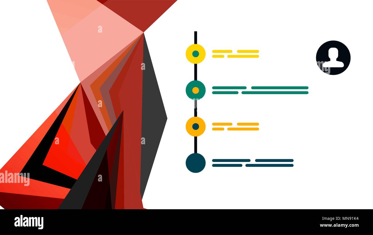 Modern triangle presentation template. Modern triangle presentation ...