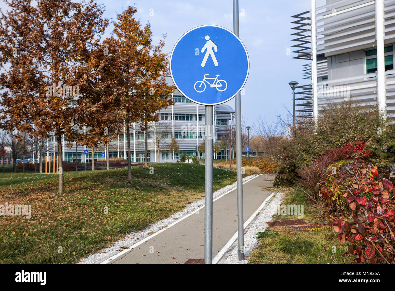 Cycle road park hi-res stock photography and images - Alamy