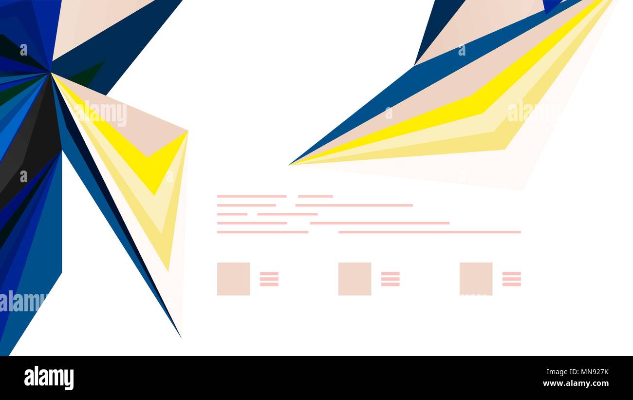 Modern triangle presentation template. Modern triangle presentation ...
