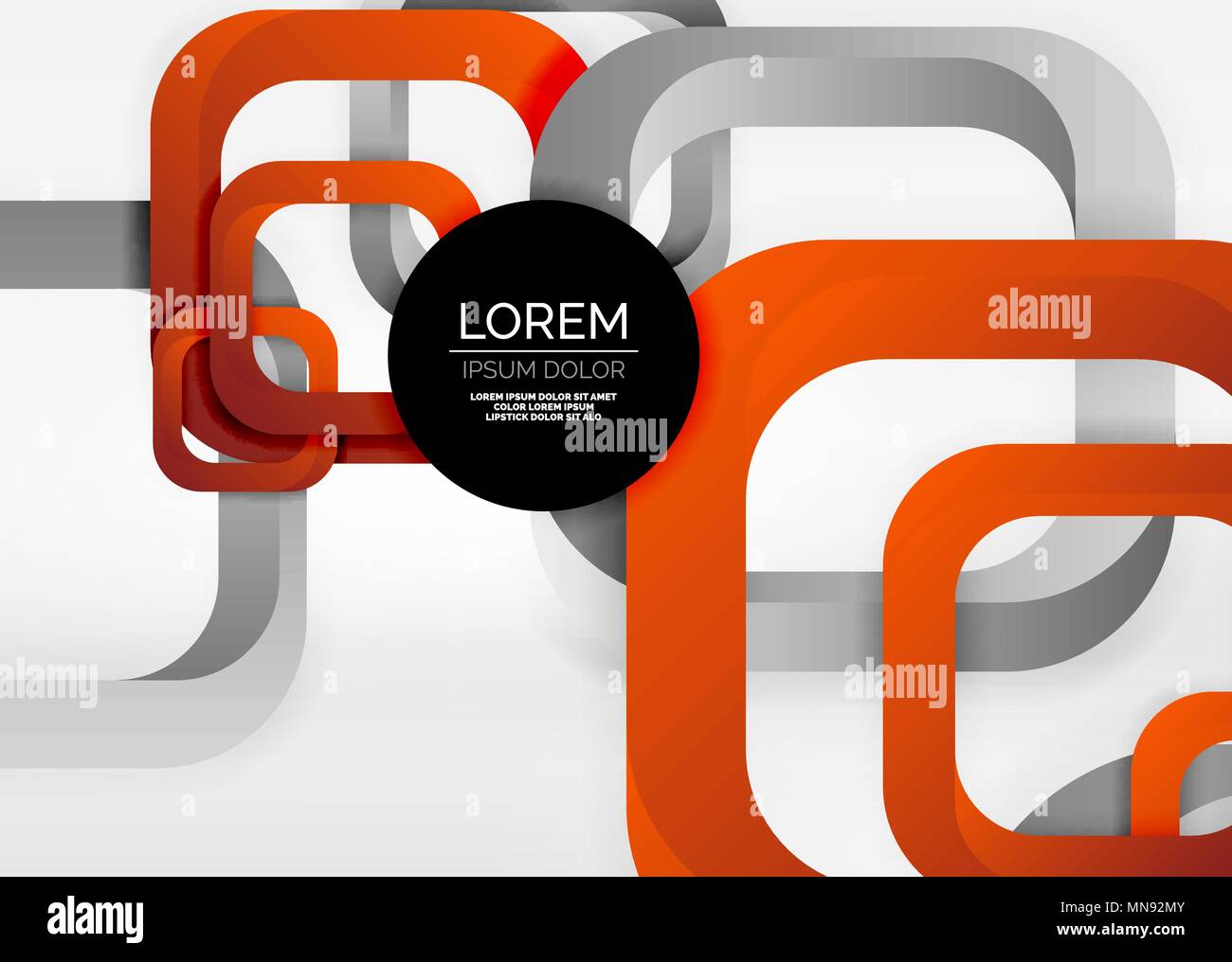 Squares geometric shapes in light grey 3d space. Squares geometric ...