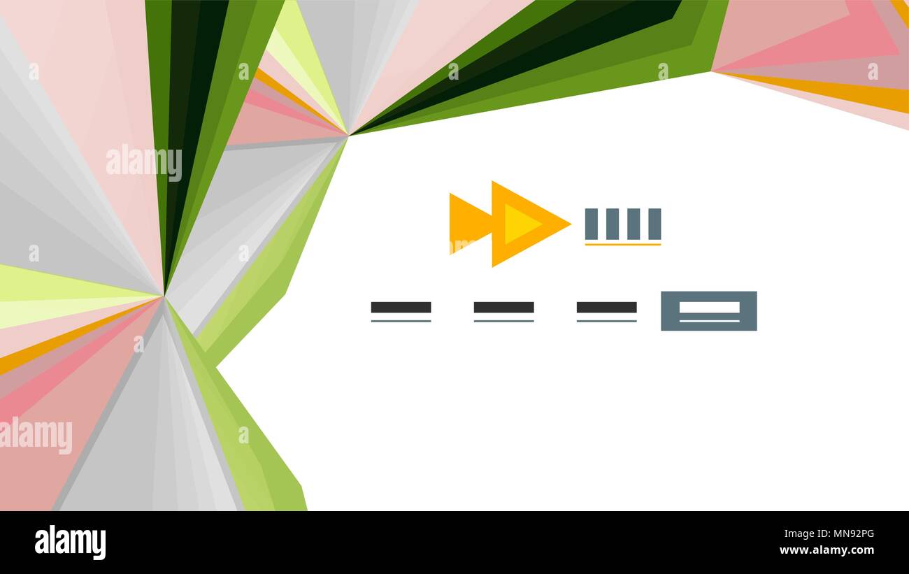 Modern triangle presentation template. Modern triangle presentation ...