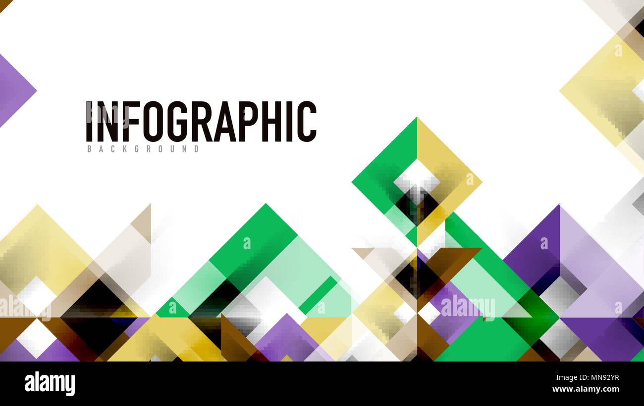 Business presentation geometric template. Business presentation ...