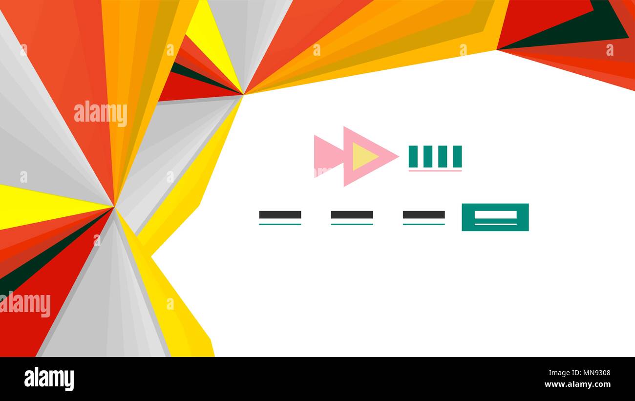 Modern triangle presentation template. Modern triangle presentation ...