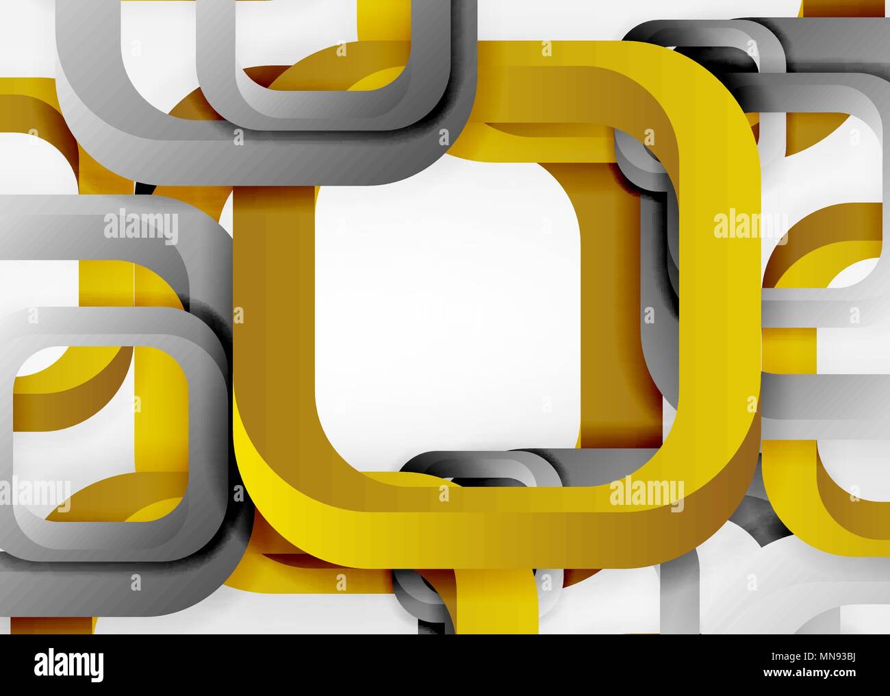 Squares geometric shapes in light grey 3d space. Squares geometric ...