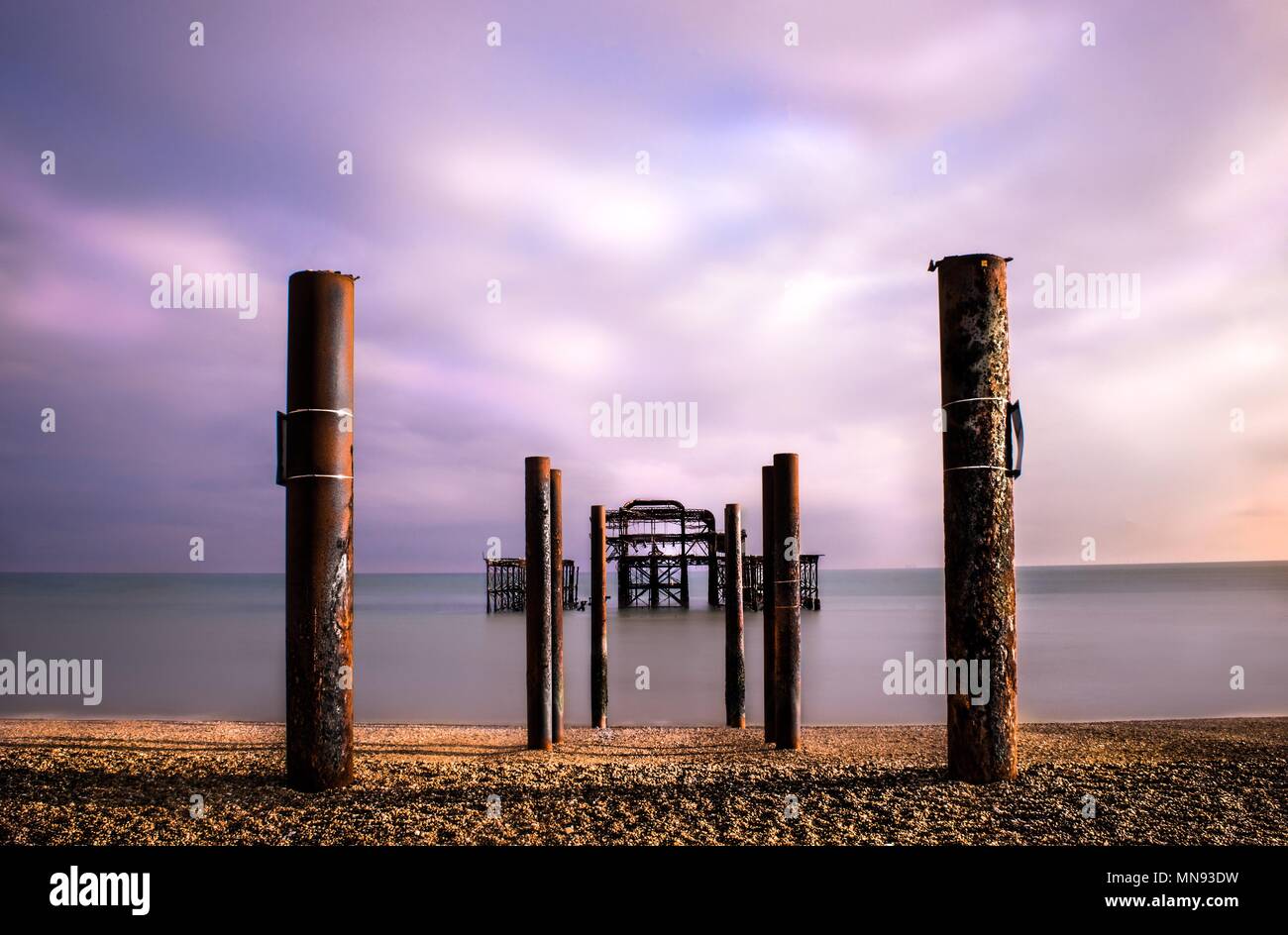 Brighton west pier hi-res stock photography and images - Alamy