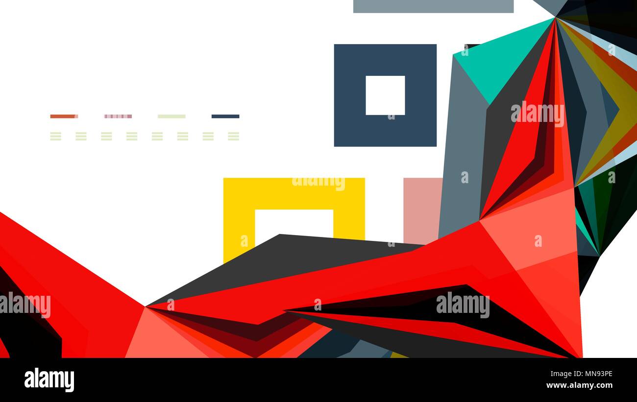 Modern triangle presentation template. Modern triangle presentation ...