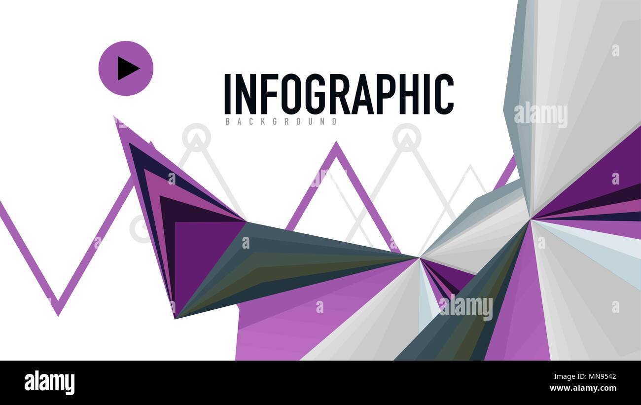 Modern triangle presentation template. Modern triangle presentation ...