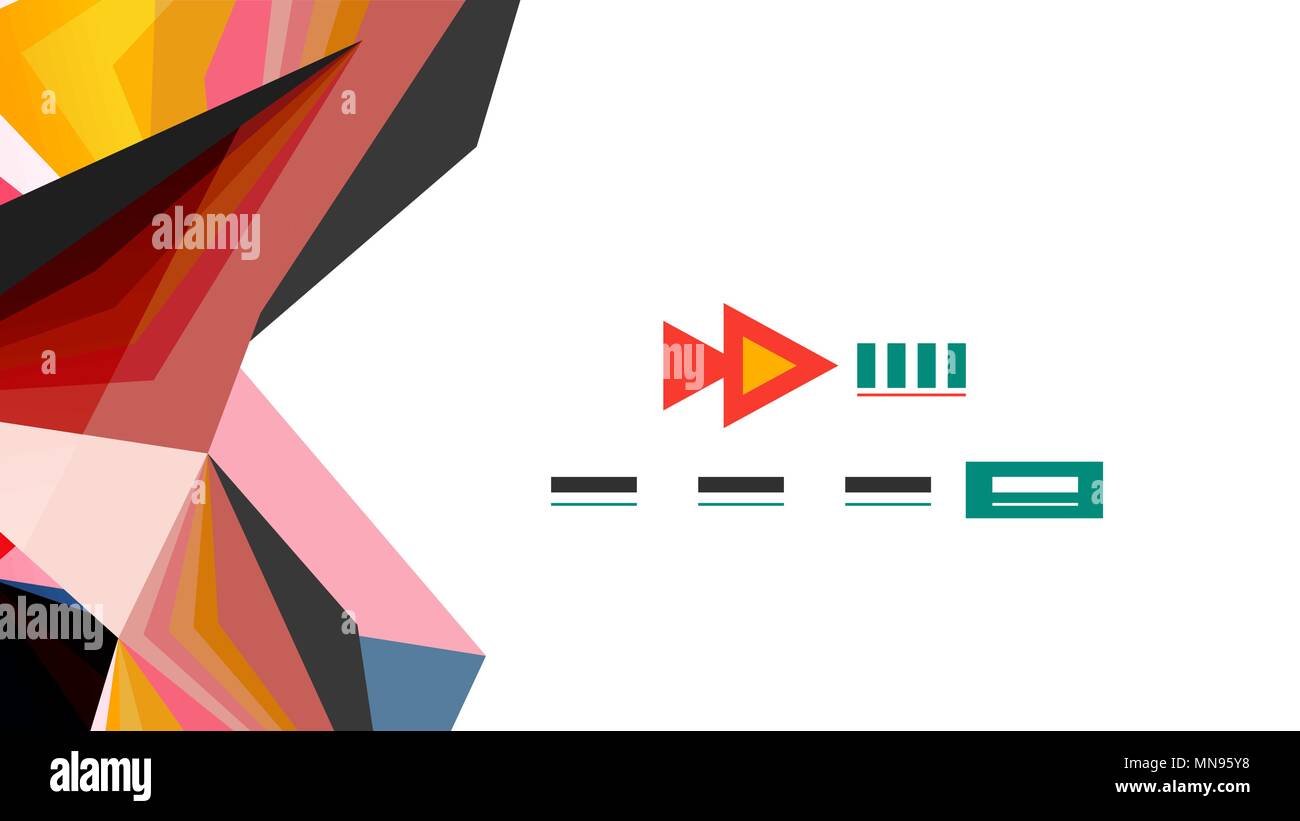 Modern triangle presentation template. Modern triangle presentation ...