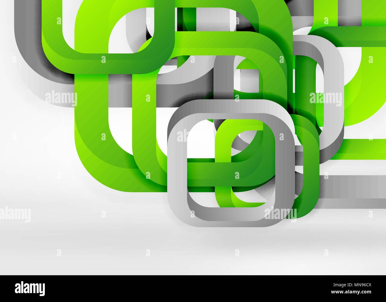 Squares geometric shapes in light grey 3d space. Squares geometric ...