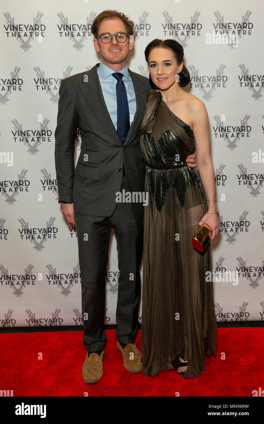 New York, United States. 14th May, 2018. Jonathan Stein and Lena Hall ...