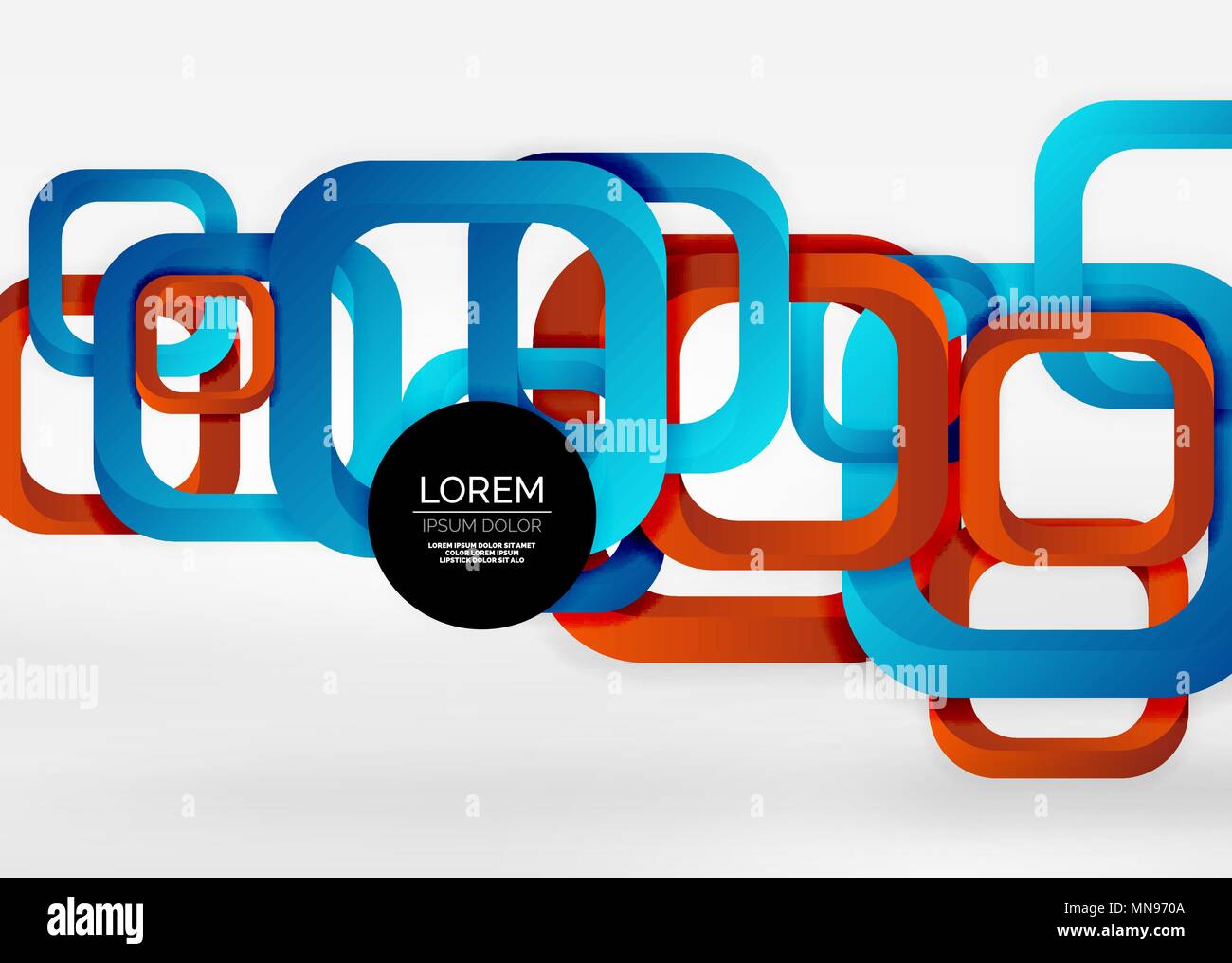 Squares geometric shapes in light grey 3d space. Squares geometric ...