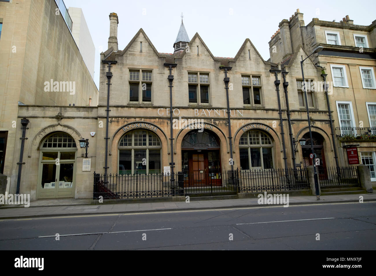 Geo Bayntun rare book bookbinder and bookseller bookshop with george ...