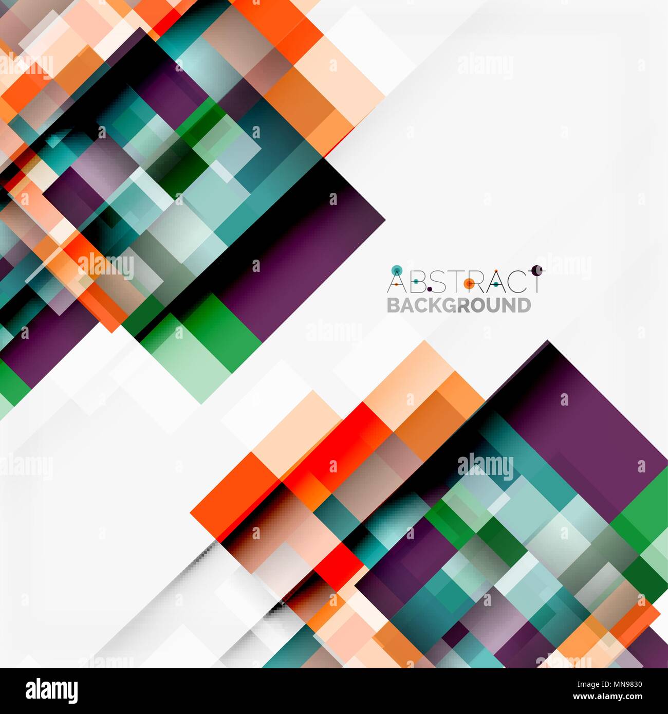 Abstract blocks template design background, simple geometric shapes on ...