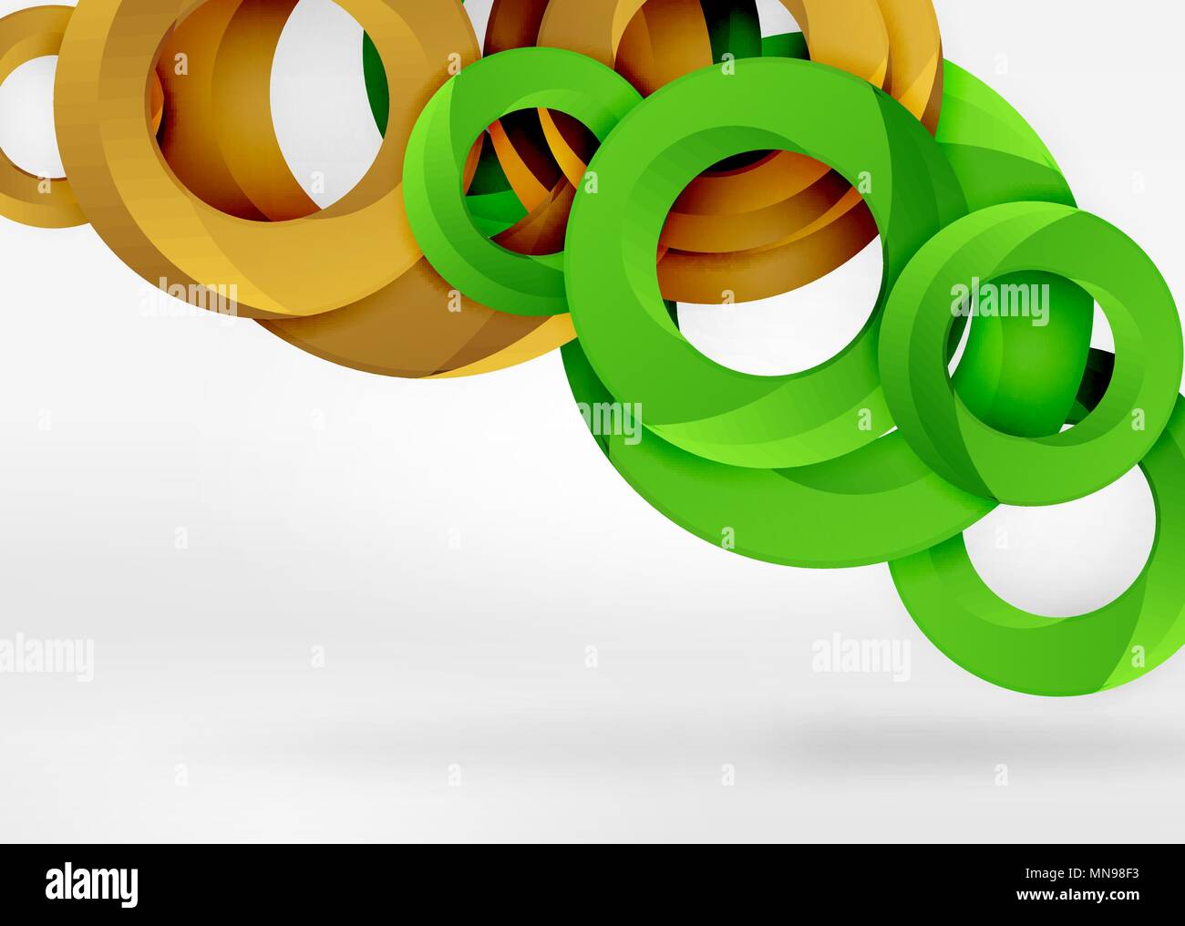 Modern 3d ring vector abstract background. Modern 3d ring composition ...