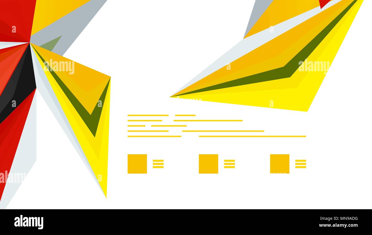 Modern triangle presentation template. Modern triangle presentation ...