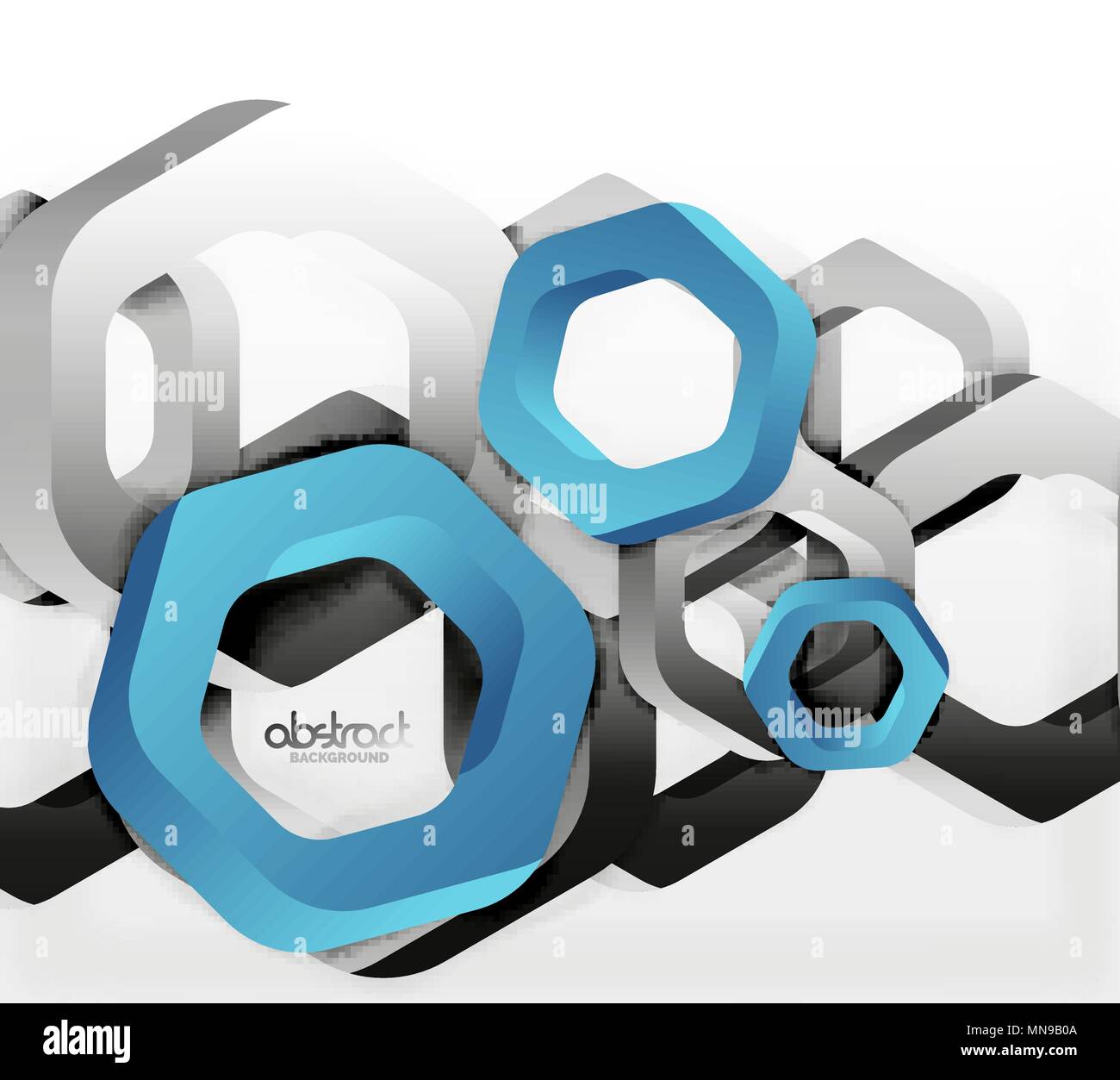Overlapping hexagons design background. Overlapping hexagons vector ...