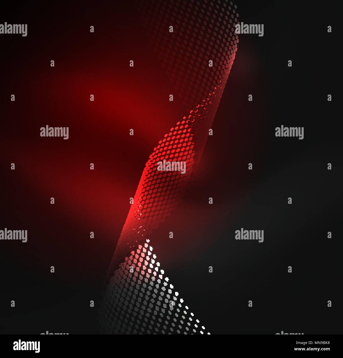 Glowing particles wave design template. Glowing particles wave design ...