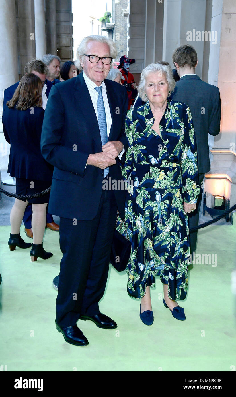 Lord and Lady Heseltine arriving at the new Royal Academy of Arts ...