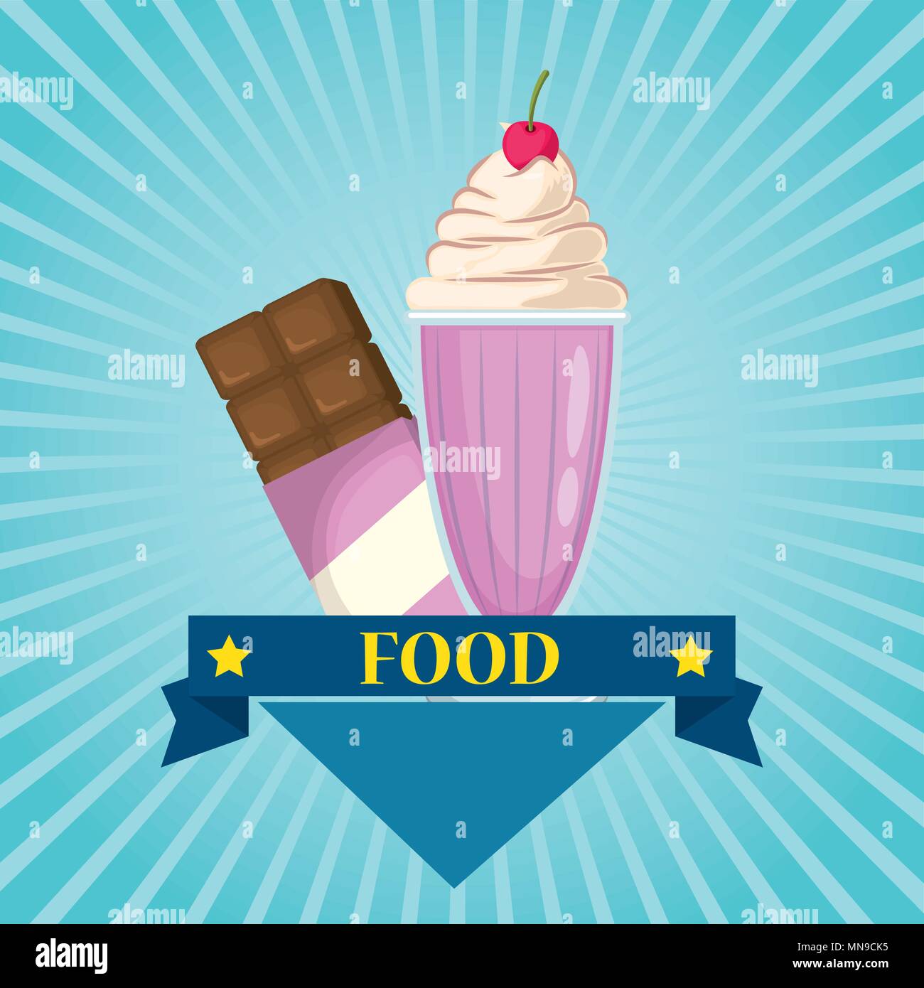 Milkshake bar sign hi-res stock photography and images - Alamy