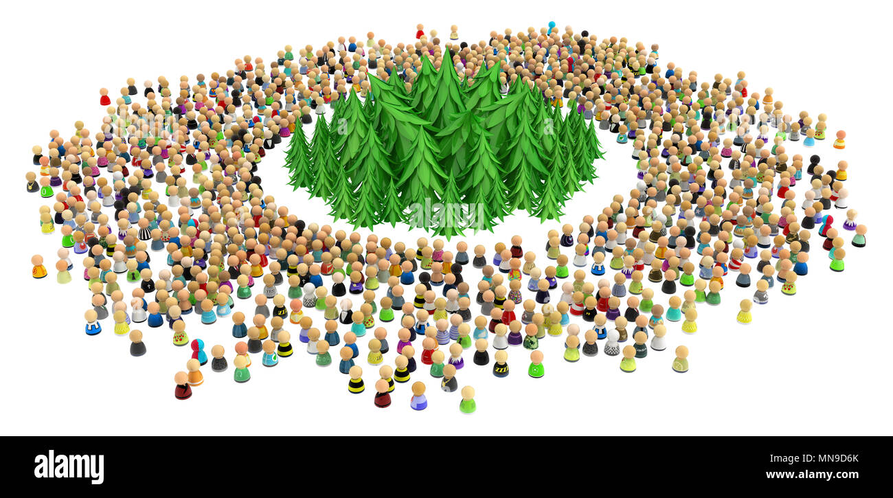 Population growth cartoon Cut Out Stock Images & Pictures - Alamy