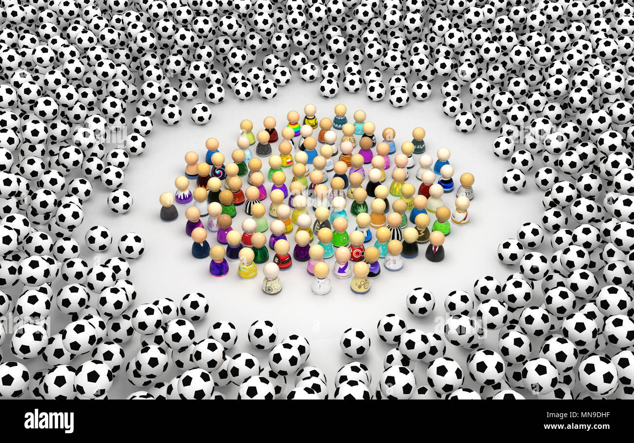 Small football crowd hi-res stock photography and images - Alamy