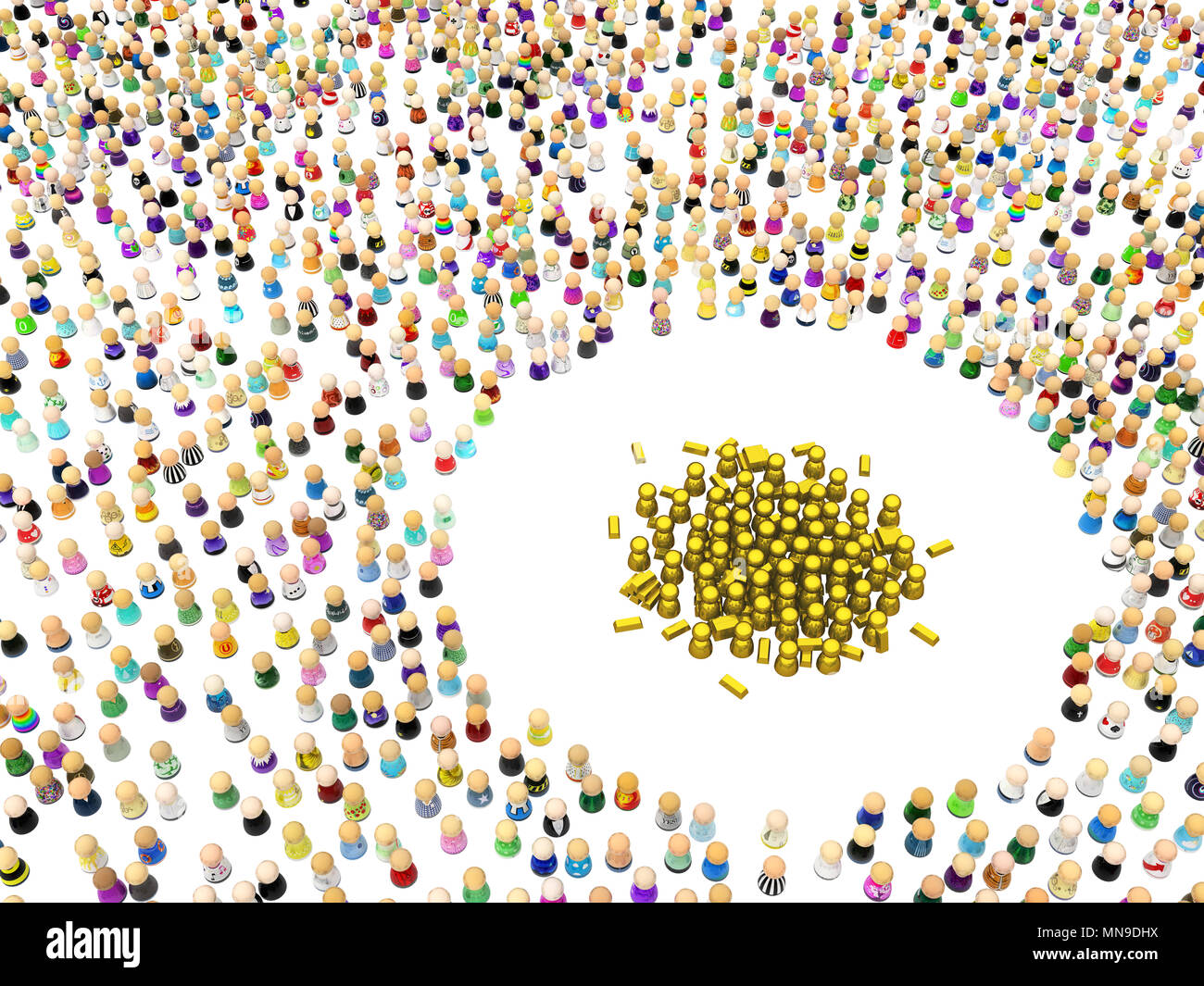 Small group people cartoon hi-res stock photography and images - Alamy