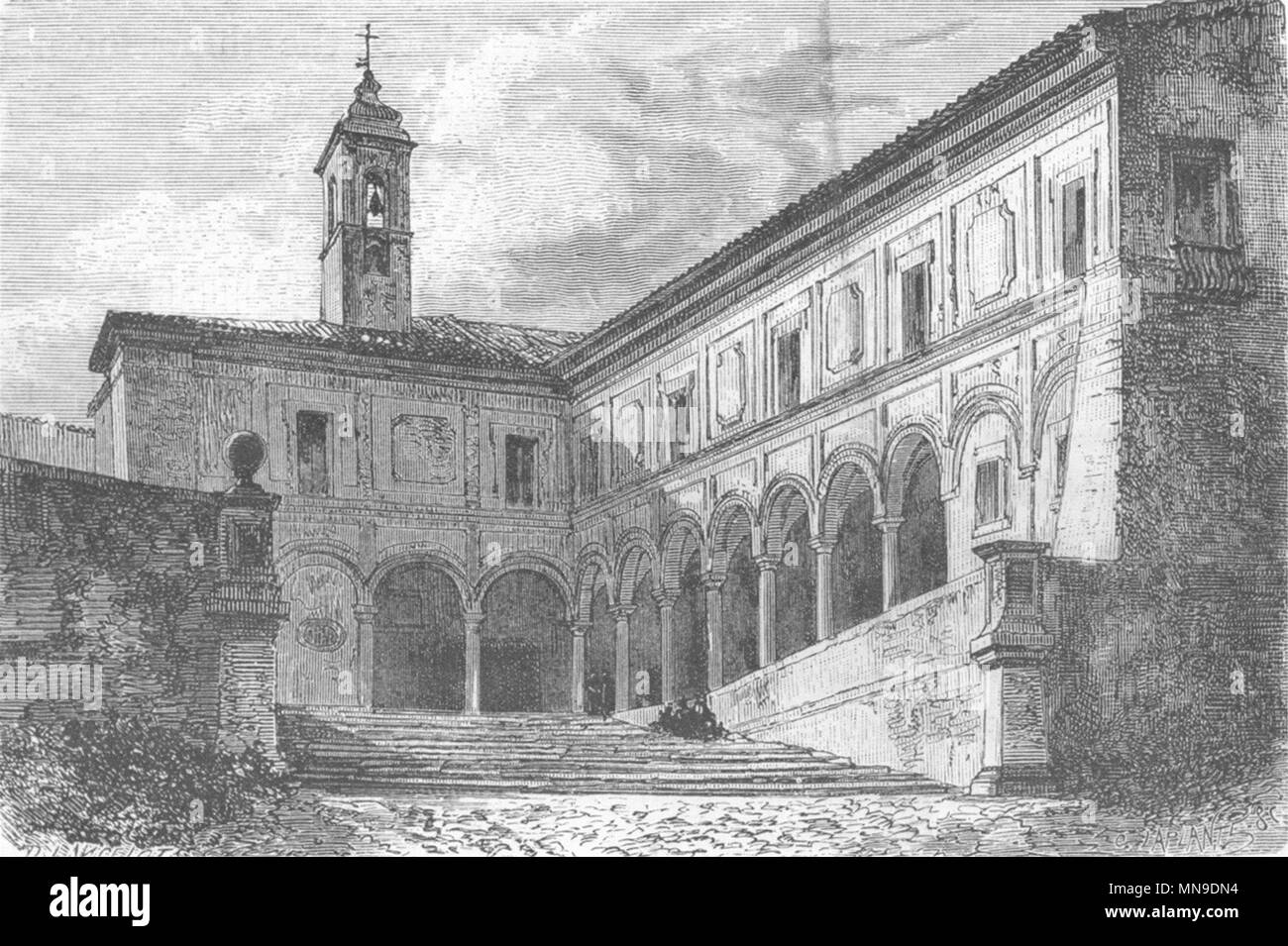 Monastery of st onofrio Black and White Stock Photos & Images - Alamy