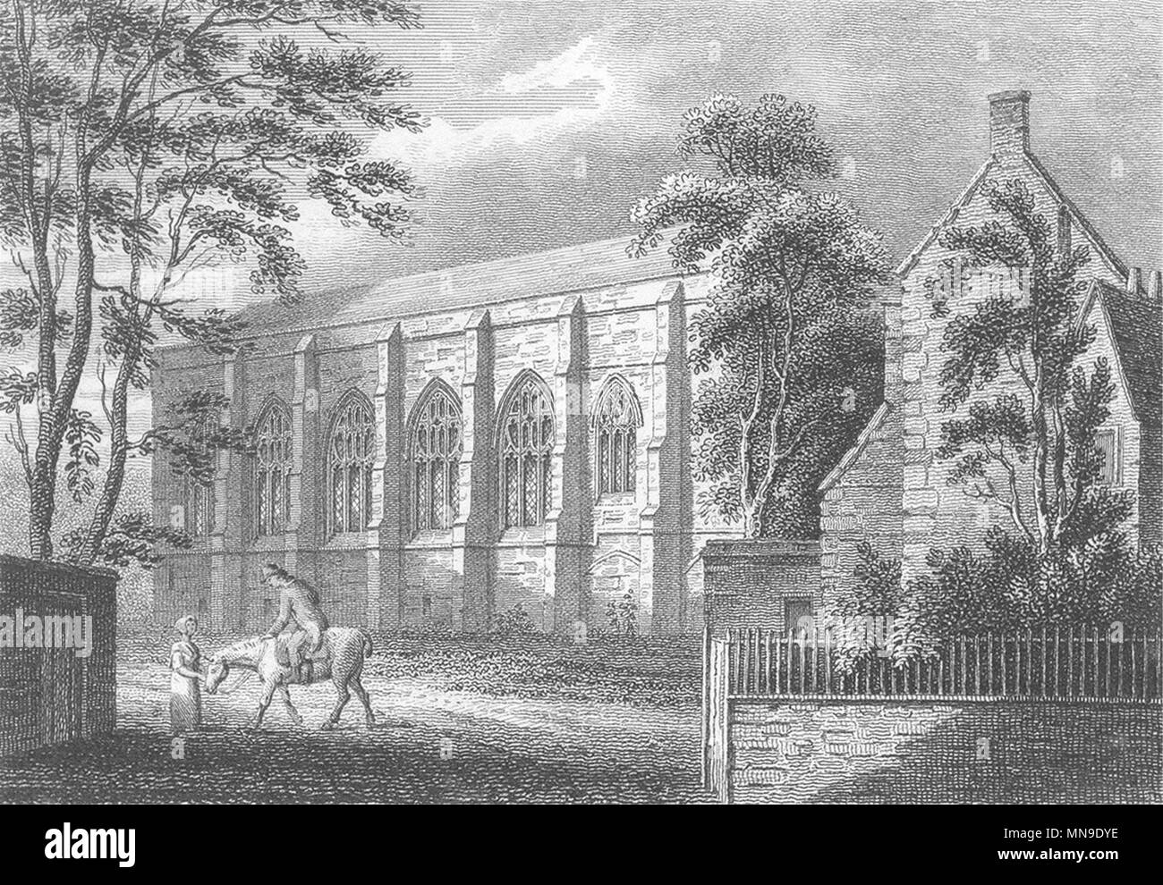 CUMBRIA. Chapter House, Carlisle Cathedral. Storer c1816 old antique ...