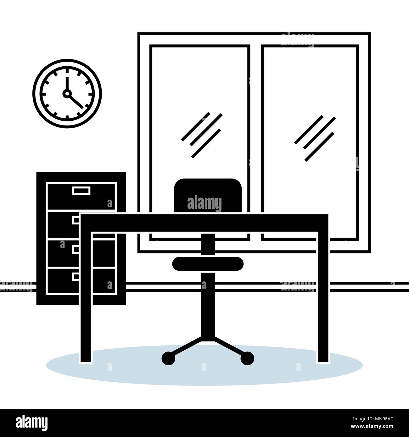 Modern office files Stock Vector Images - Alamy