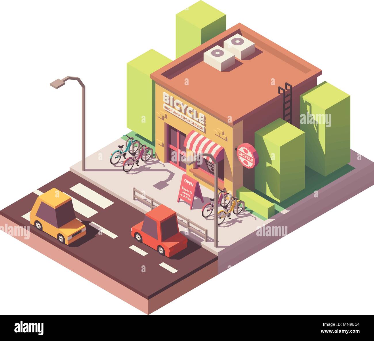 Bicycle parking icon bike Stock Vector Images - Alamy