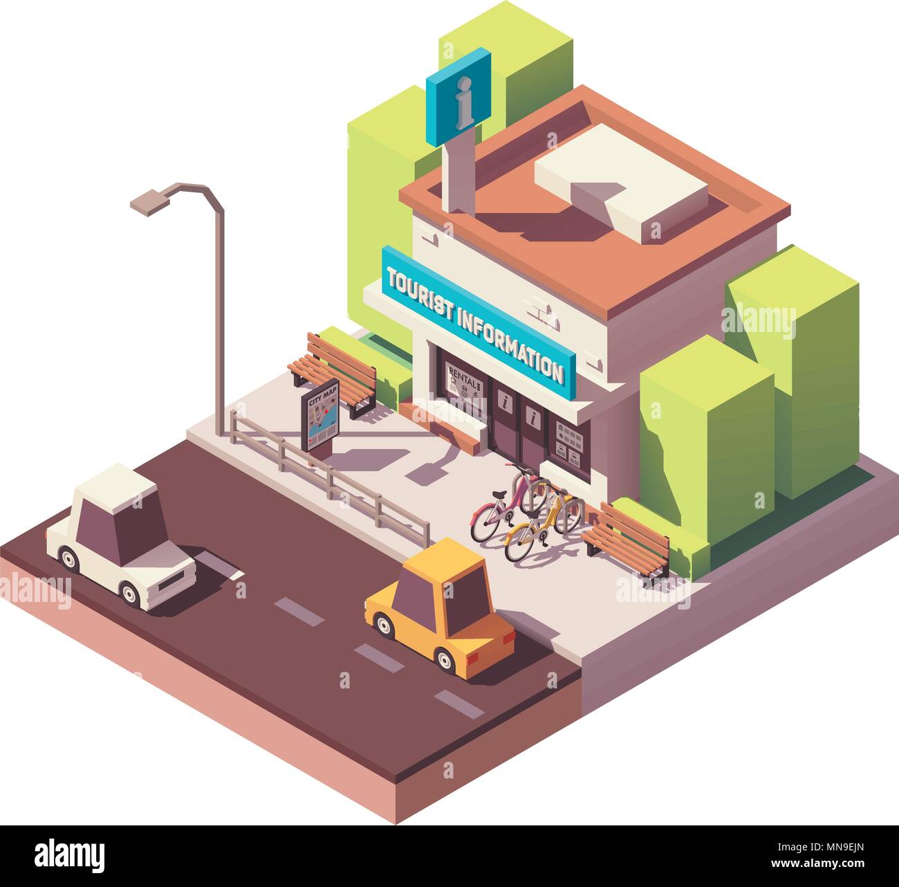 Visitor center map Stock Vector Images - Alamy