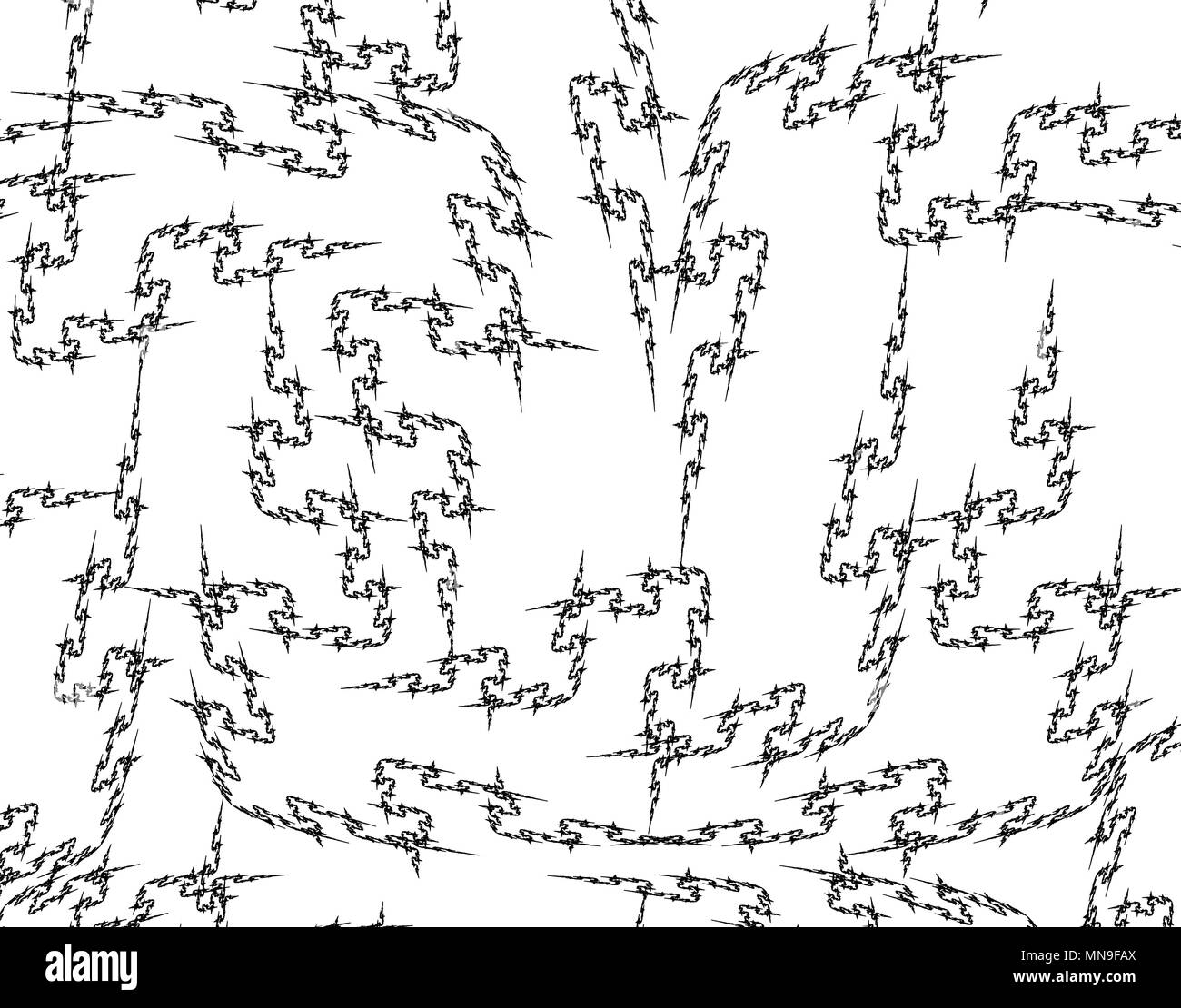 Horizontal black white maze pattern Black and White Stock Photos ...