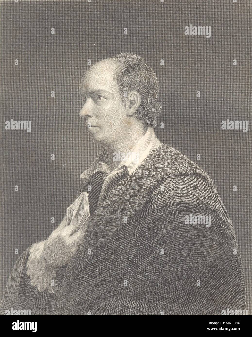 WRITERS. Oliver Goldsmith 1870 antique vintage print picture Stock ...