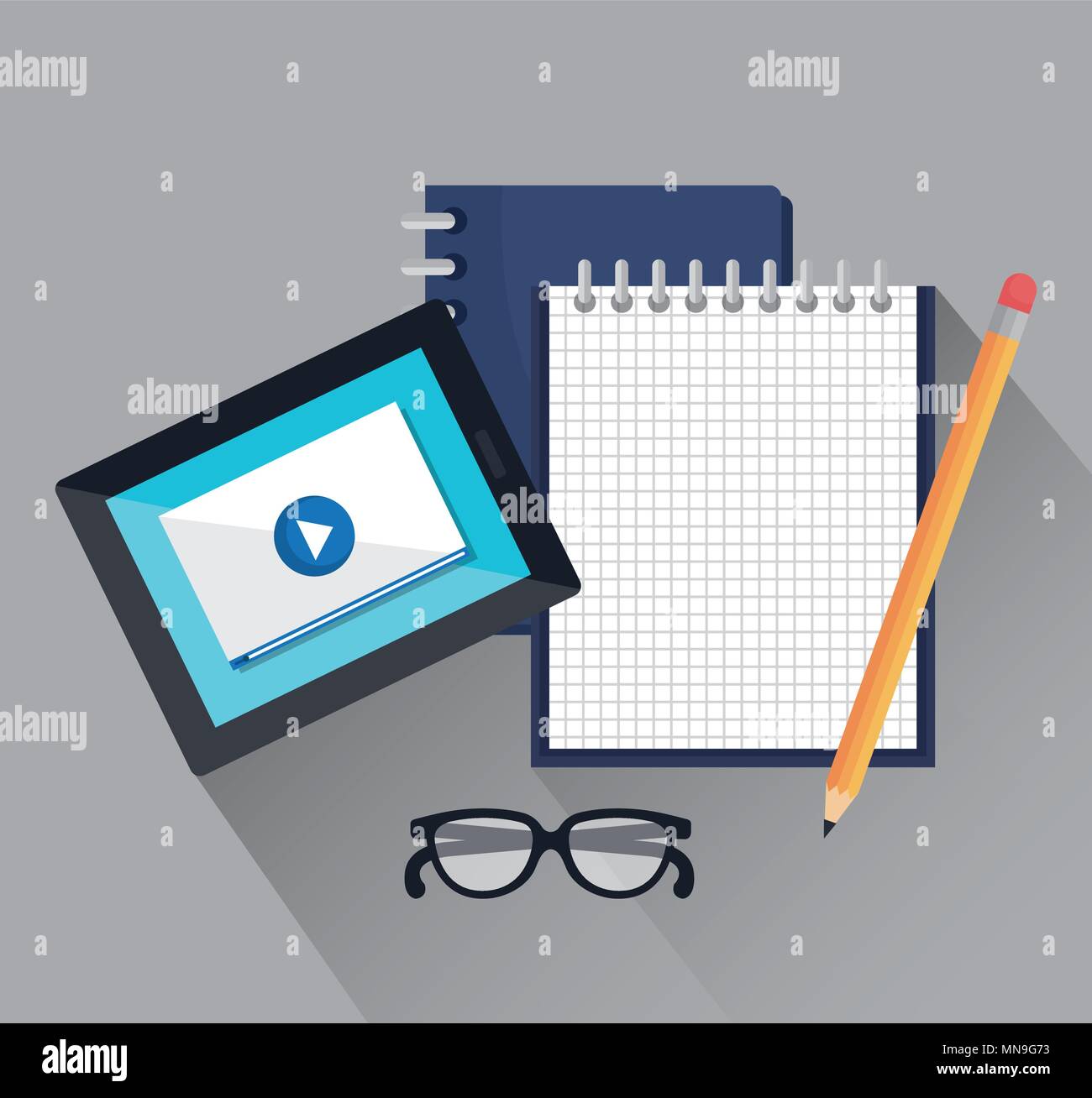 Electronic book player Stock Vector Images - Alamy