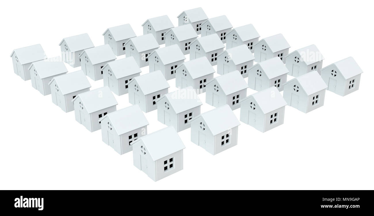 Neighborhood horizontal Cut Out Stock Images & Pictures - Alamy